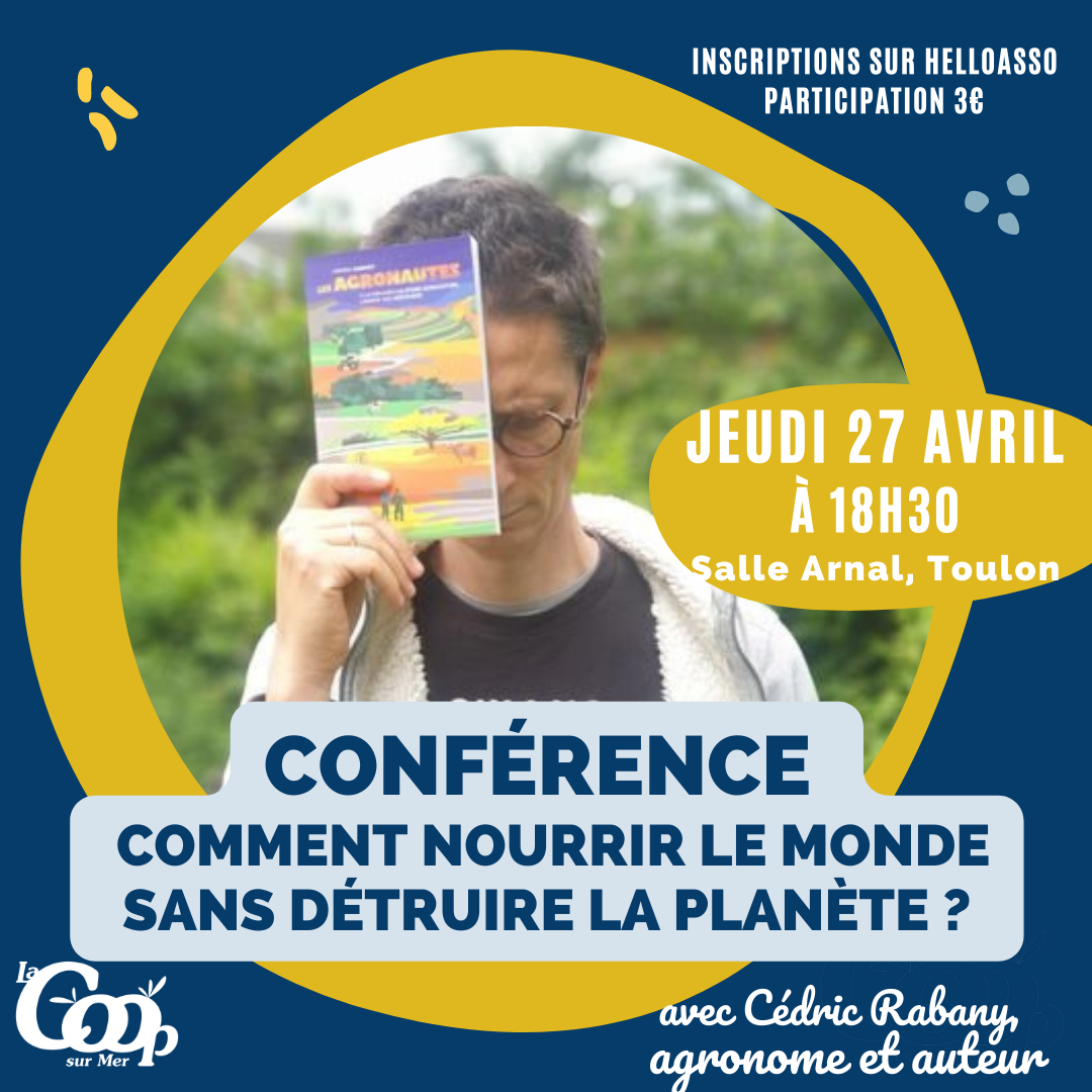 Conférence de Cédric Rabany jeudi 27 avril 2023 – La Coop sur Mer